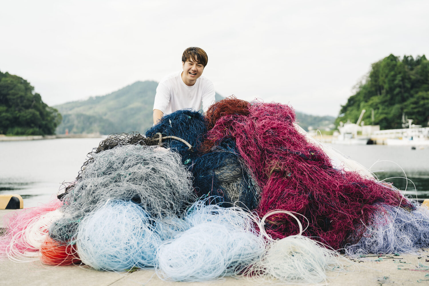 廃漁網で編む新素材「amuca®︎」が挑む「いらないものはない世界」の実現【amu】